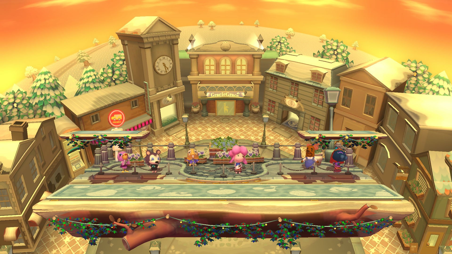 Winter Town and City! [Super Smash Bros. (Wii U)] [Mods]