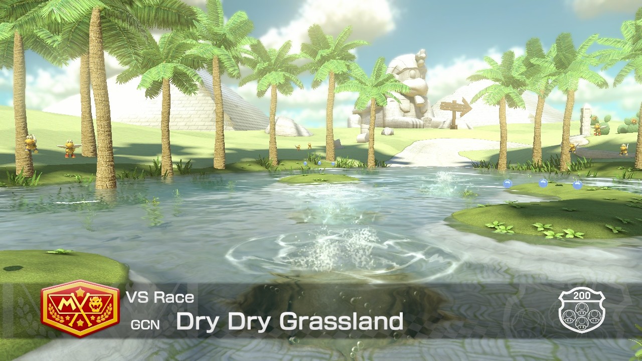 Dry Dry Grassland (Recreated) Mod for Mario Kart 8 | MK8 Mods