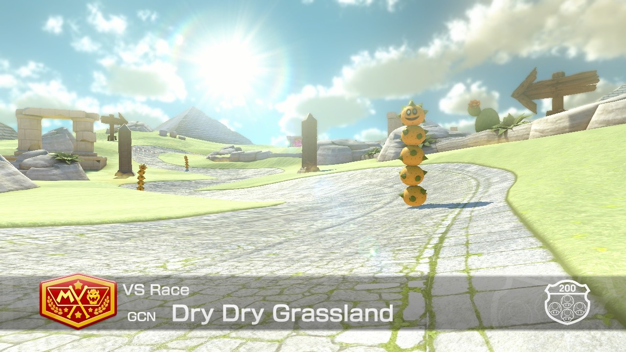 Dry Dry Grassland (Recreated) Mod for Mario Kart 8 | MK8 Mods