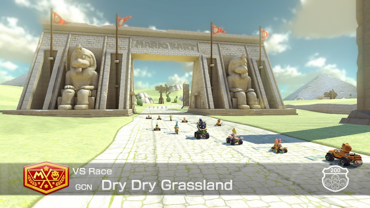 Dry Dry Grassland (Recreated) Mod for Mario Kart 8 | MK8 Mods