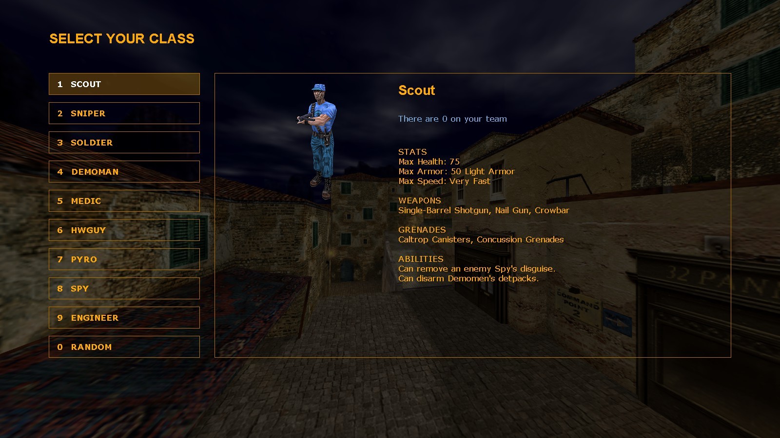 Old VGUI Variant Mod for Team Fortress Classic | TFC Mods