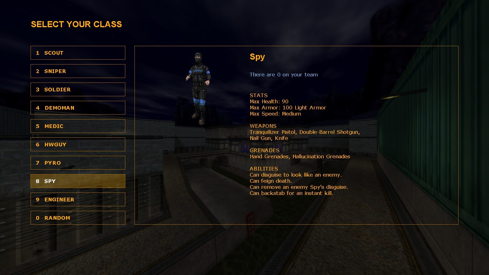 Old VGUI Variant Mod for Team Fortress Classic | TFC Mods