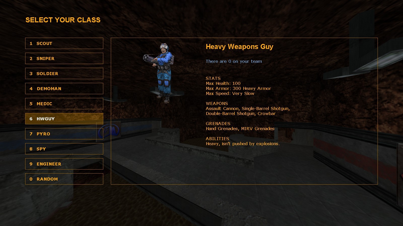 Old VGUI Variant Mod for Team Fortress Classic | TFC Mods
