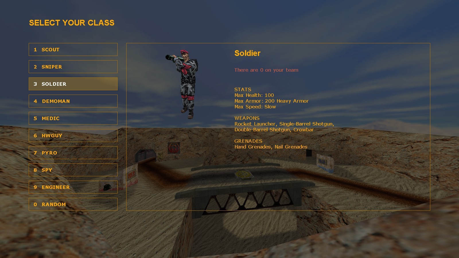 Old VGUI Variant Mod for Team Fortress Classic | TFC Mods