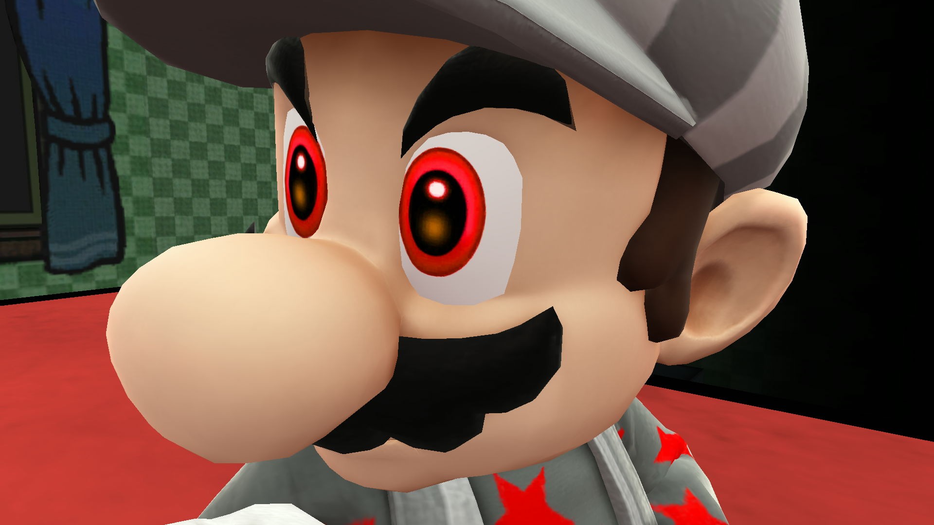 Grey and Red Mario [Super Smash Bros. (Wii U)] [Mods]