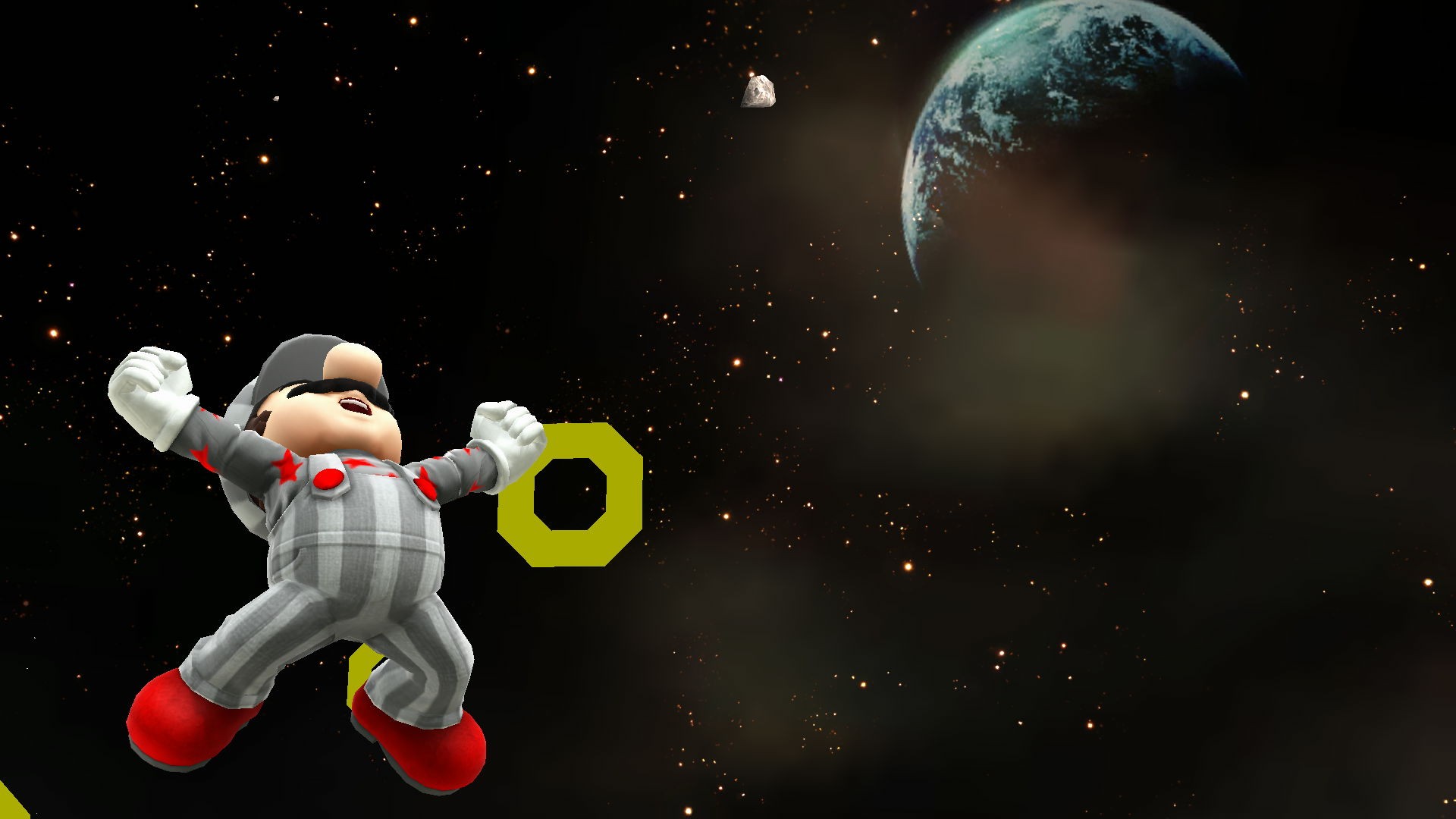 Grey and Red Mario [Super Smash Bros. (Wii U)] [Mods]