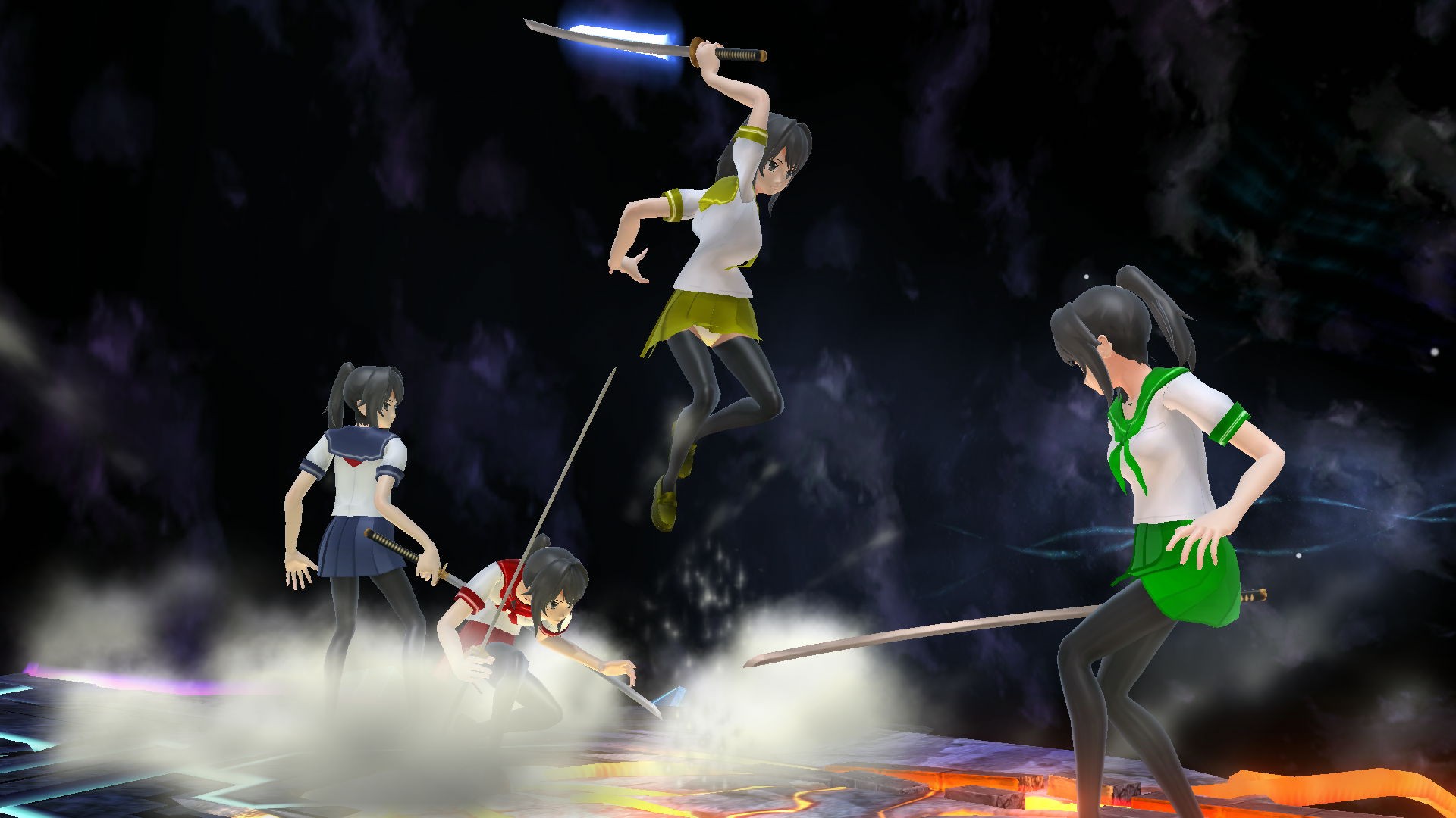 Yandere Chan over Lucina COMPLETE CHARACTER Mod for Super Smash Bros ...