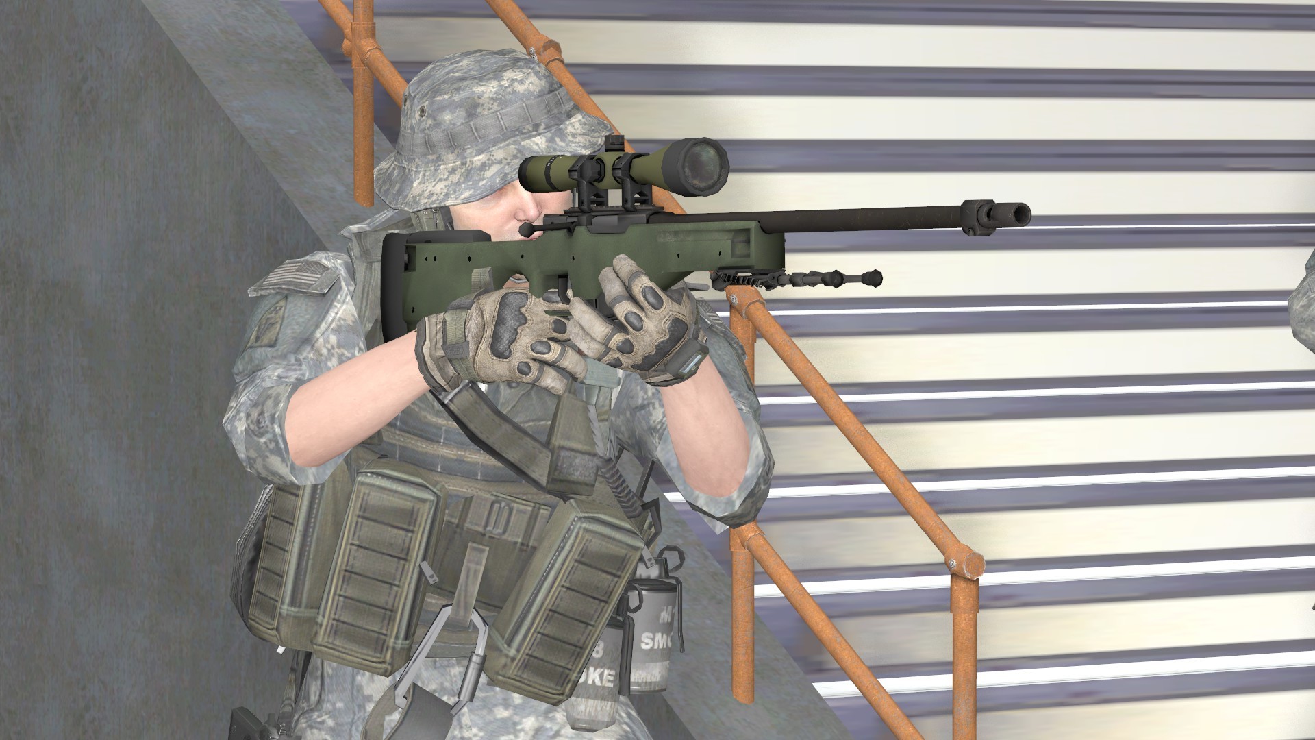 CS:GO AWP on IIopn's L96 animations. Mod for Counter-Strike: Source ...