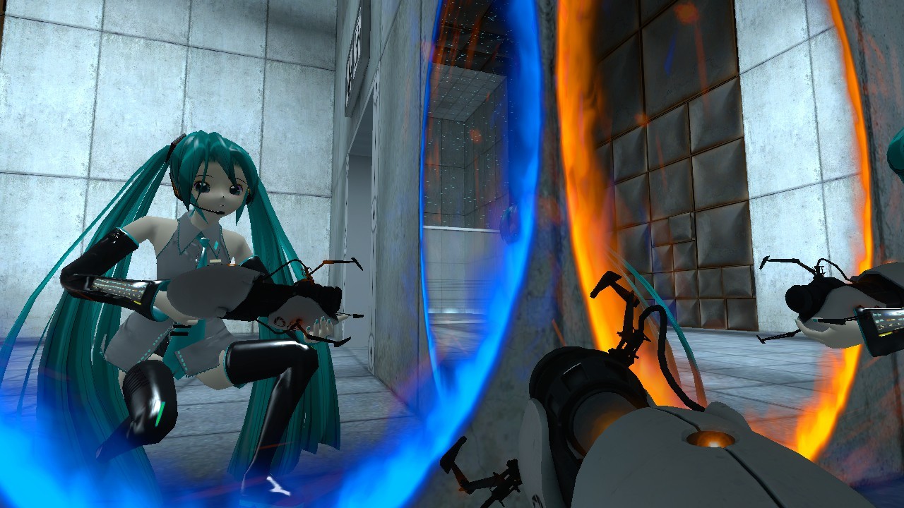 Hatsune Miku Player model Mod for Portal | PRTL Mods