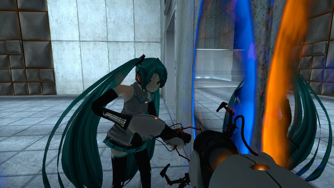 Hatsune Miku Player model Mod for Portal | PRTL Mods