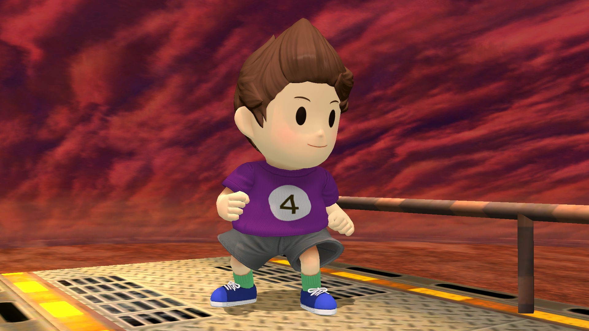 Purple (c06) Villager Colors on Lucas [Super Smash Bros. (Wii U)] [Mods]