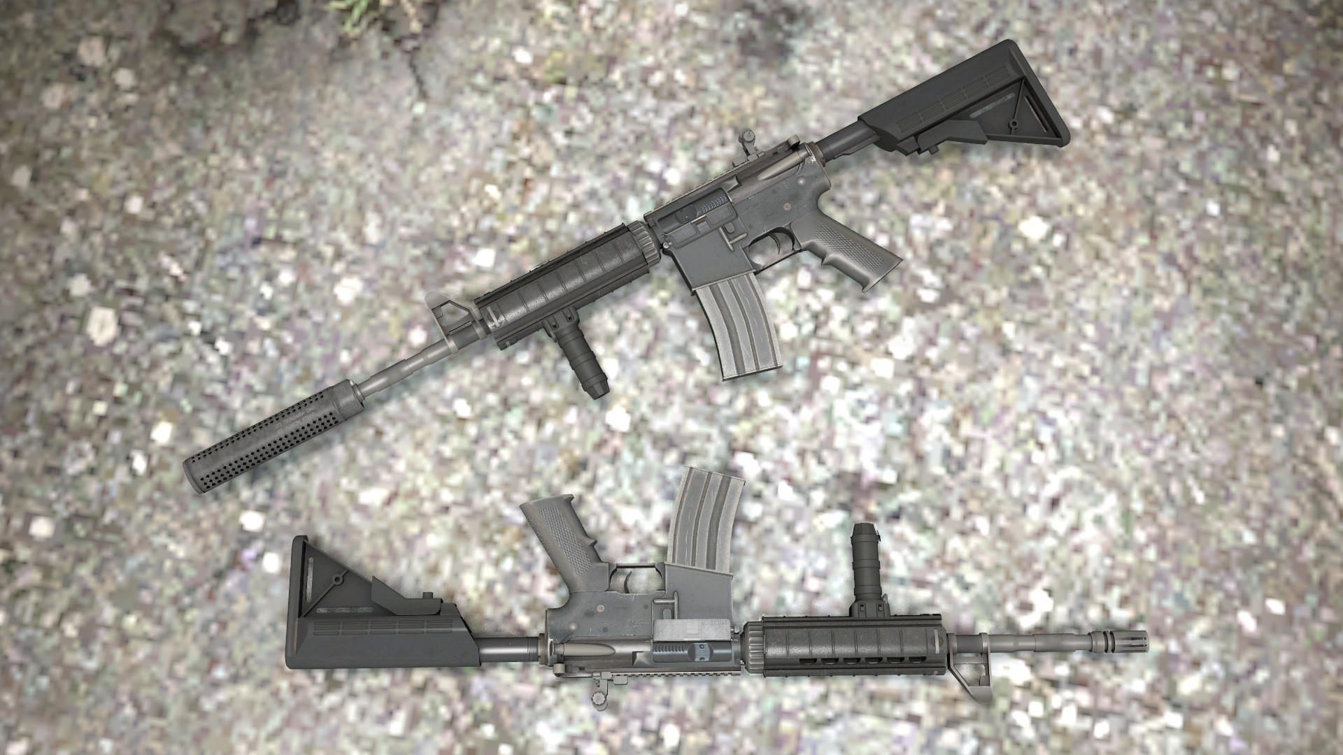 CS:GO M4A4 on Broke's animations [Counter-Strike: Source] [Mods]