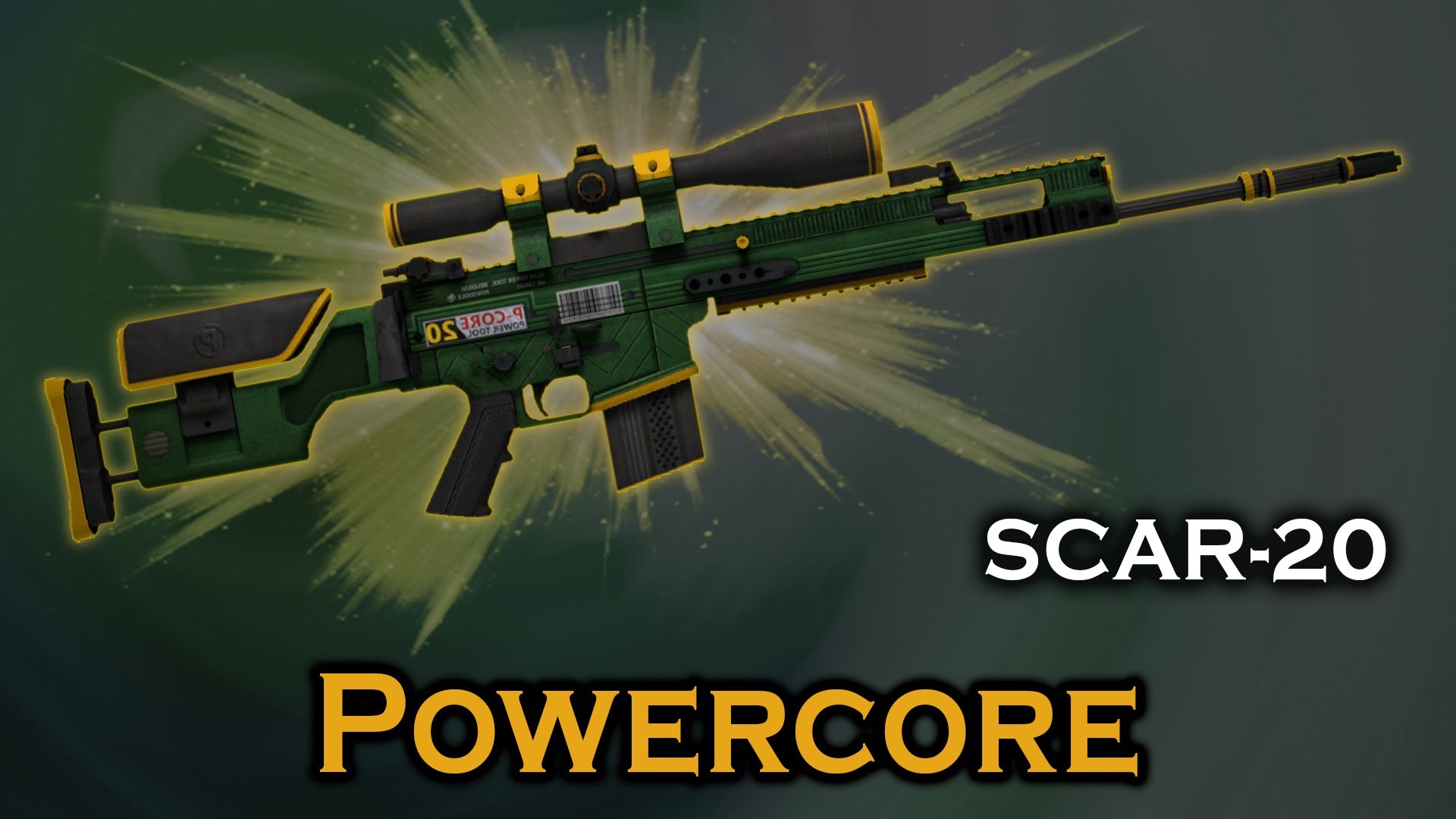 CS:GO Scar-20 Powercore Mod for Counter-Strike 1.6 | CS1.6 Mods
