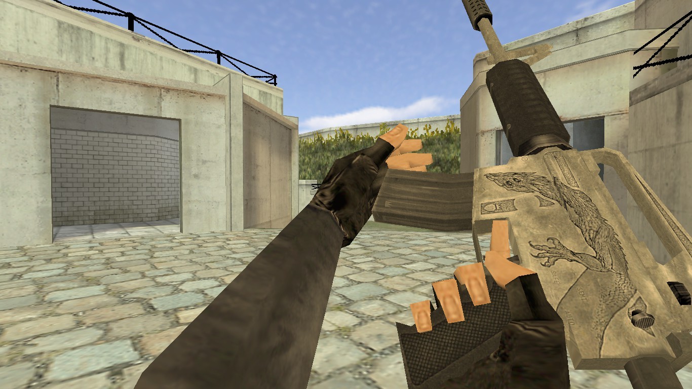 Default M4A1 Basilisk Mod for Counter-Strike 1.6 | CS1.6 Mods