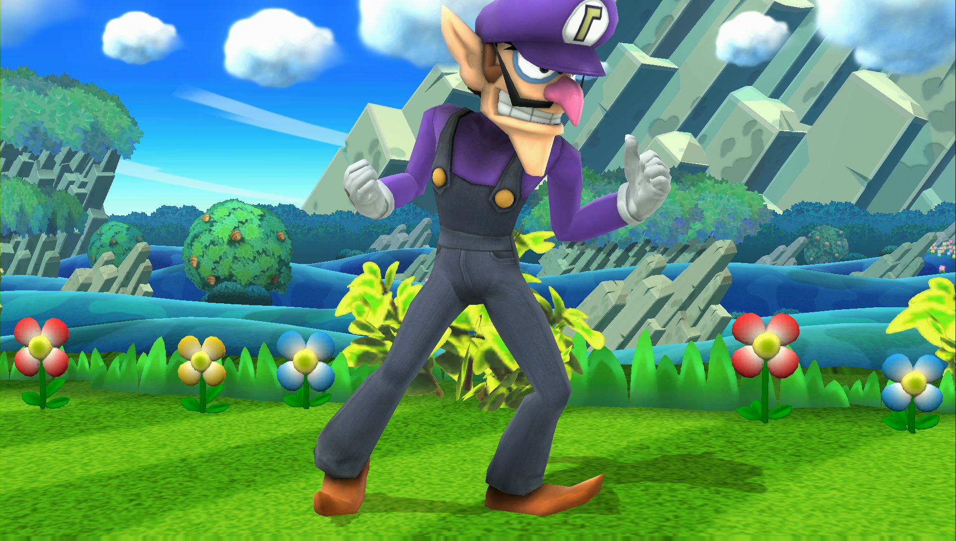 Waluigi (Wi-Fi Safe) Mod for Super Smash Bros. (Wii U) | SSB4U Mods