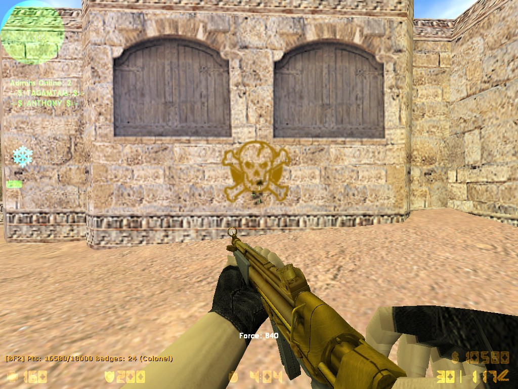 Golden MP5 Mod for Counter-Strike 1.6 | CS1.6 Mods