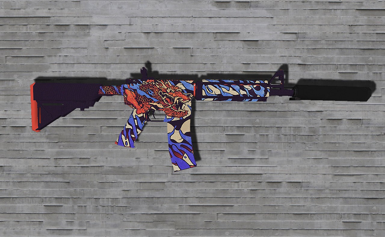 M4A4 Dragon King Mod for Counter-Strike 1.6 | CS1.6 Mods