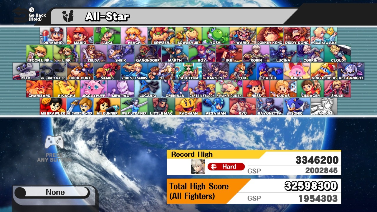 Sprited CSS - Finale [Super Smash Bros. (Wii U)] [Mods]