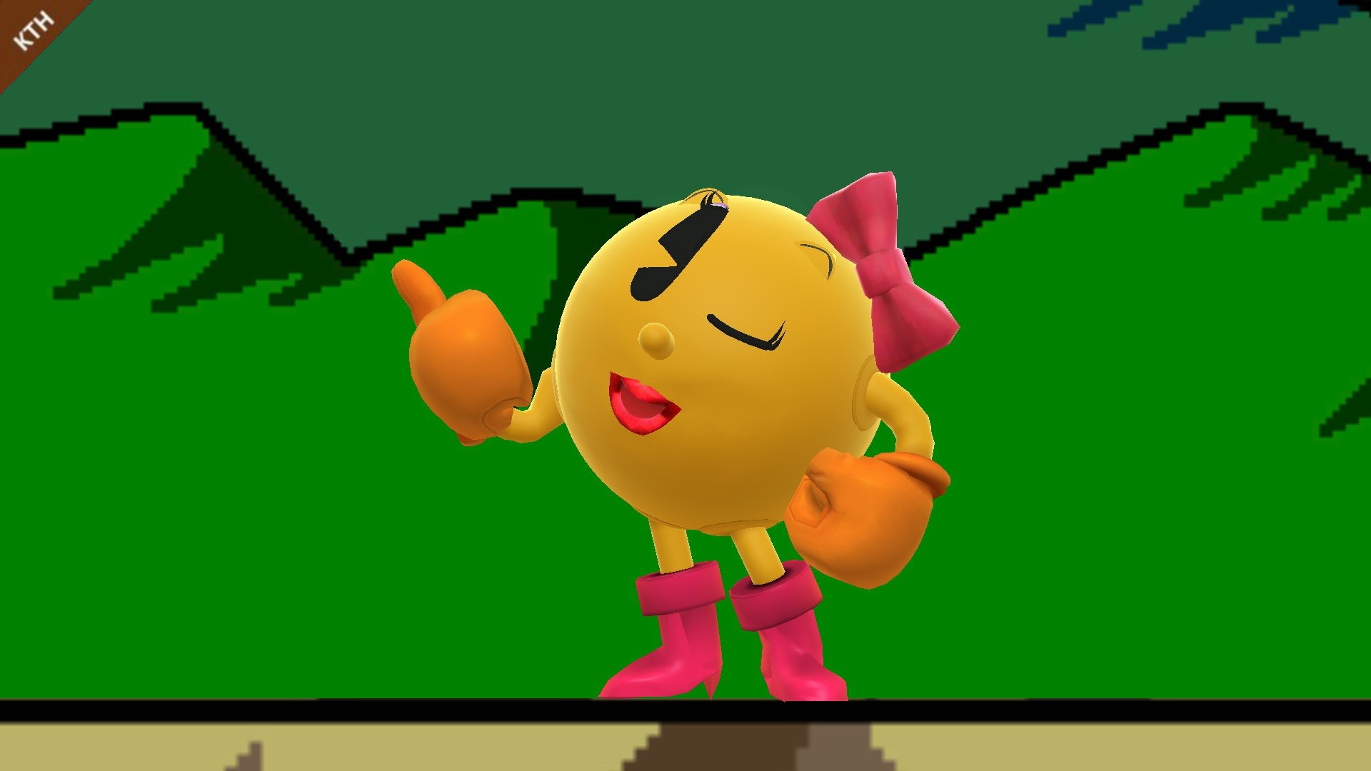 Ms. Pac-Man Mod for Super Smash Bros. (Wii U) | SSB4U Mods