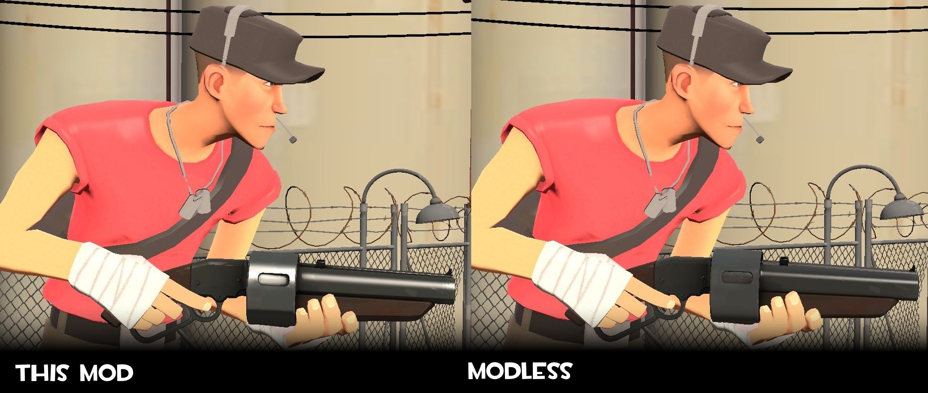 Old Viewmodel Style Scattergun Mod for Team Fortress 2 | TF2 Mods