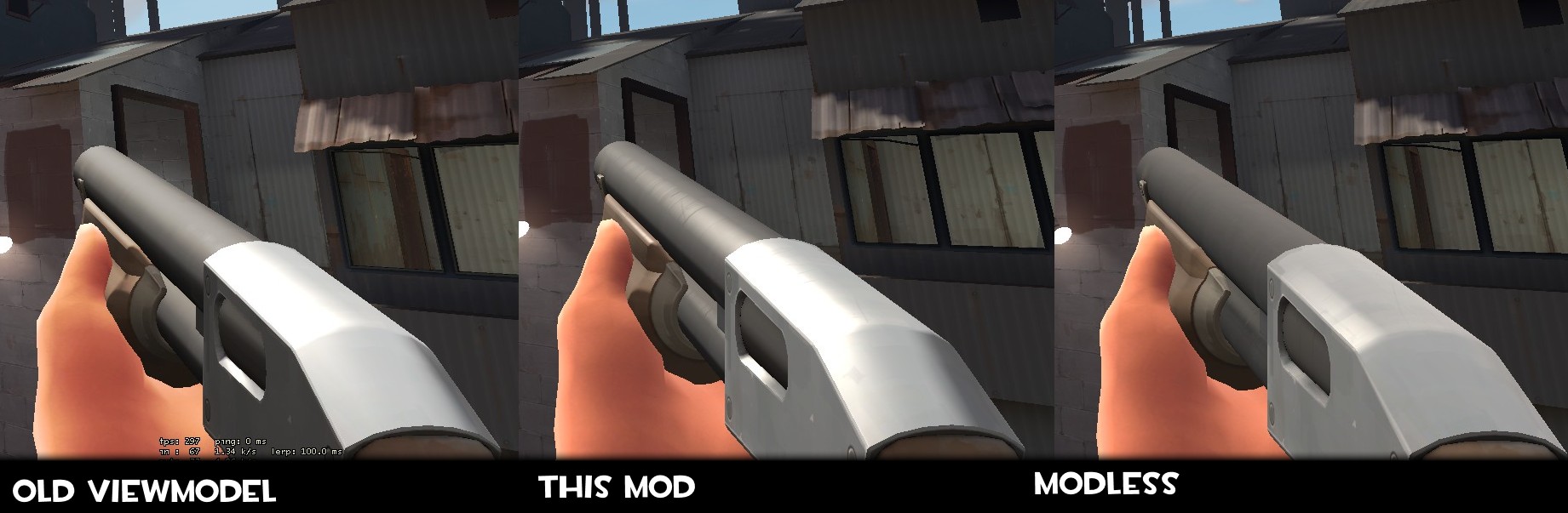 Old Viewmodel Style Shotgun Mod for Team Fortress 2 | TF2 Mods