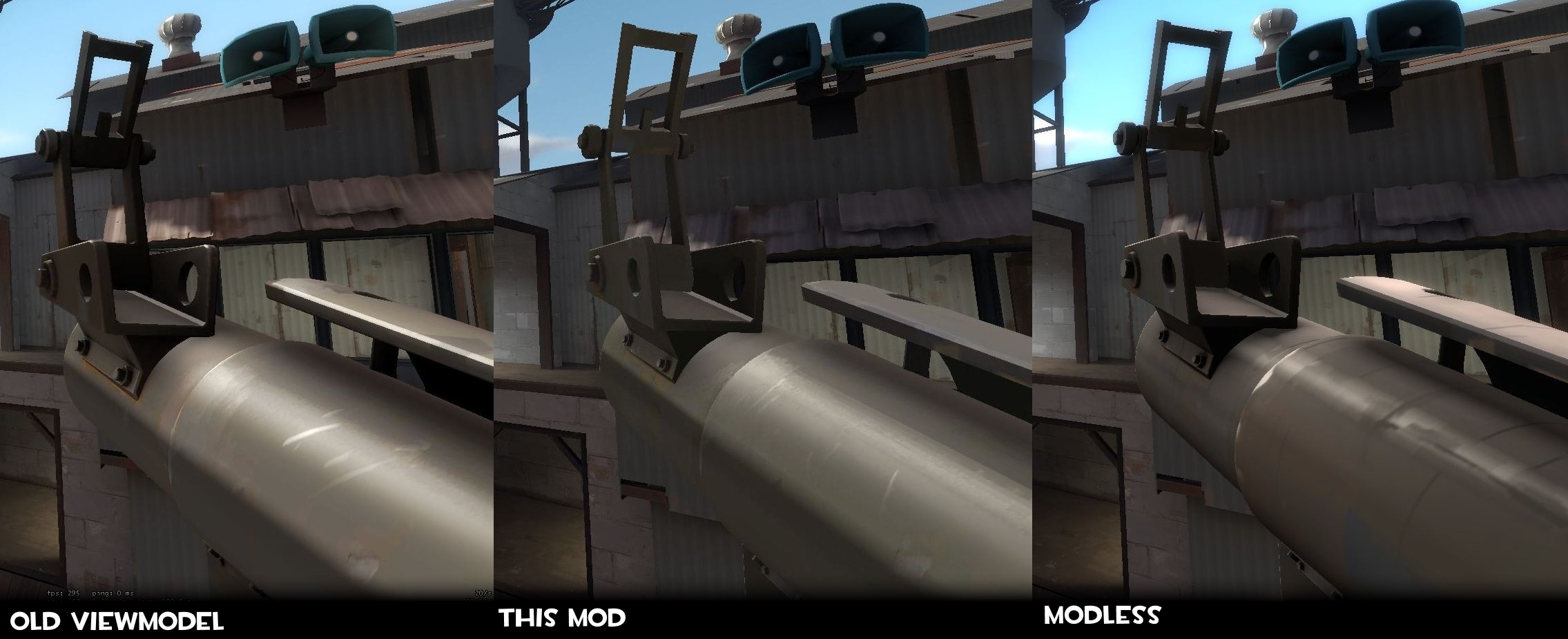 Old Viewmodel Style Rocket Launcher Mod for Team Fortress 2 | TF2 Mods