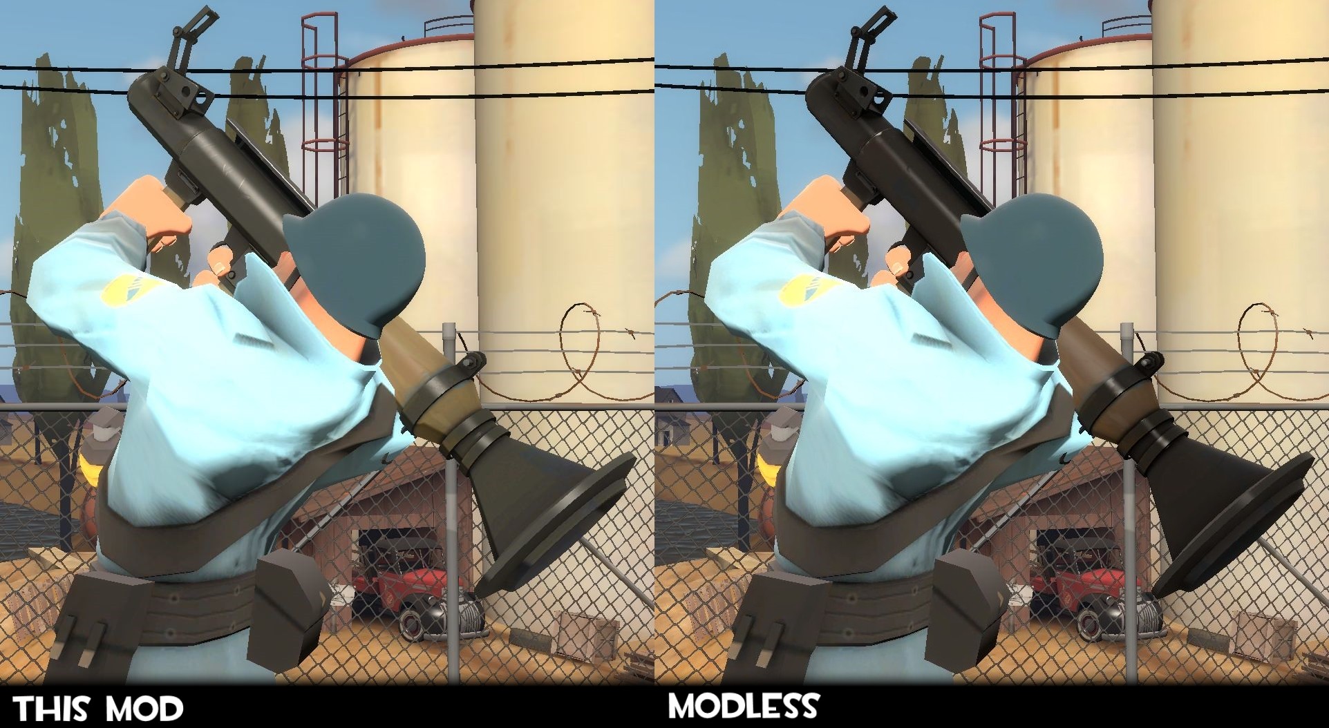 Old Viewmodel Style Rocket Launcher Mod for Team Fortress 2 | TF2 Mods