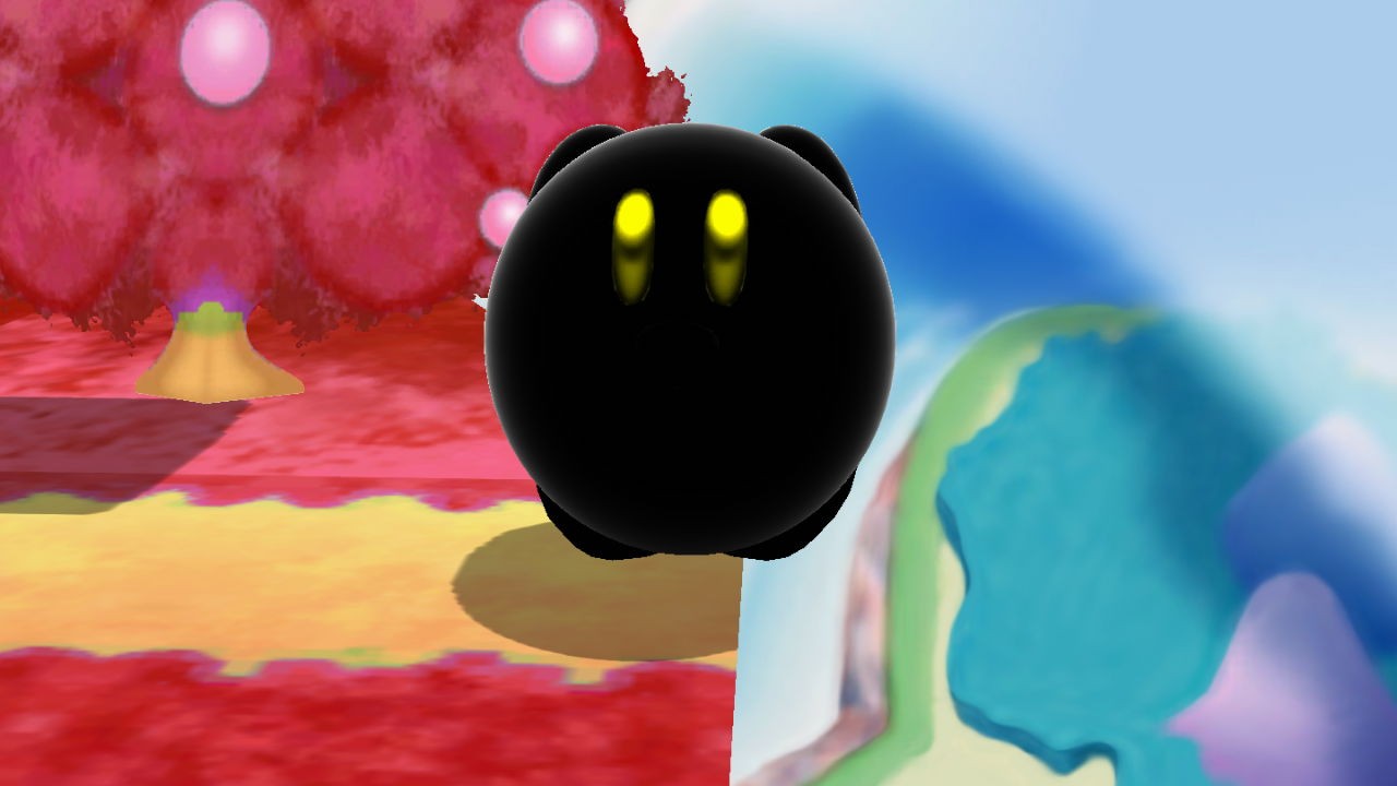 Shadow Heartless Kirby (Antenna not included) [Super Smash Bros. (Wii U ...