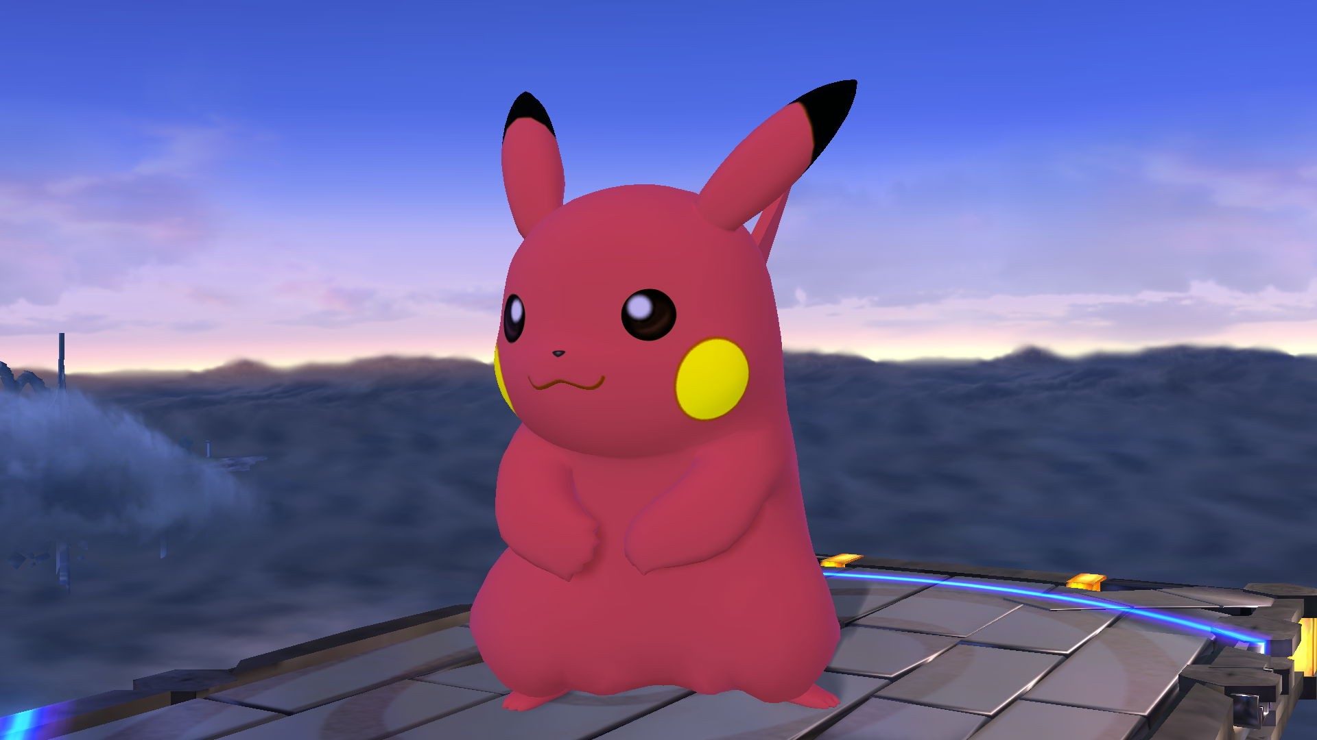 Red Pikachu [Super Smash Bros. (Wii U)] [Mods]