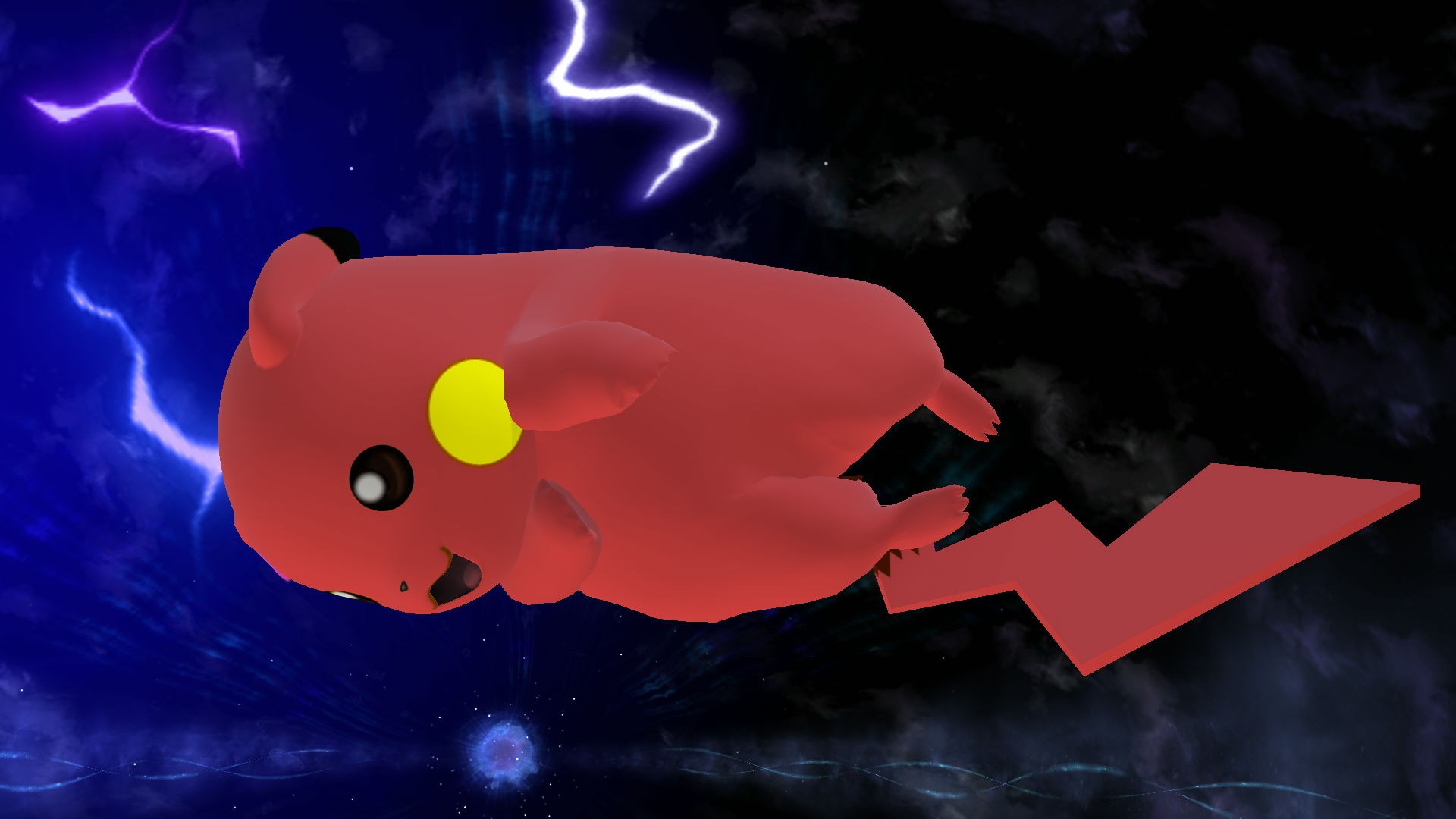 Red Pikachu [Super Smash Bros. (Wii U)] [Mods]