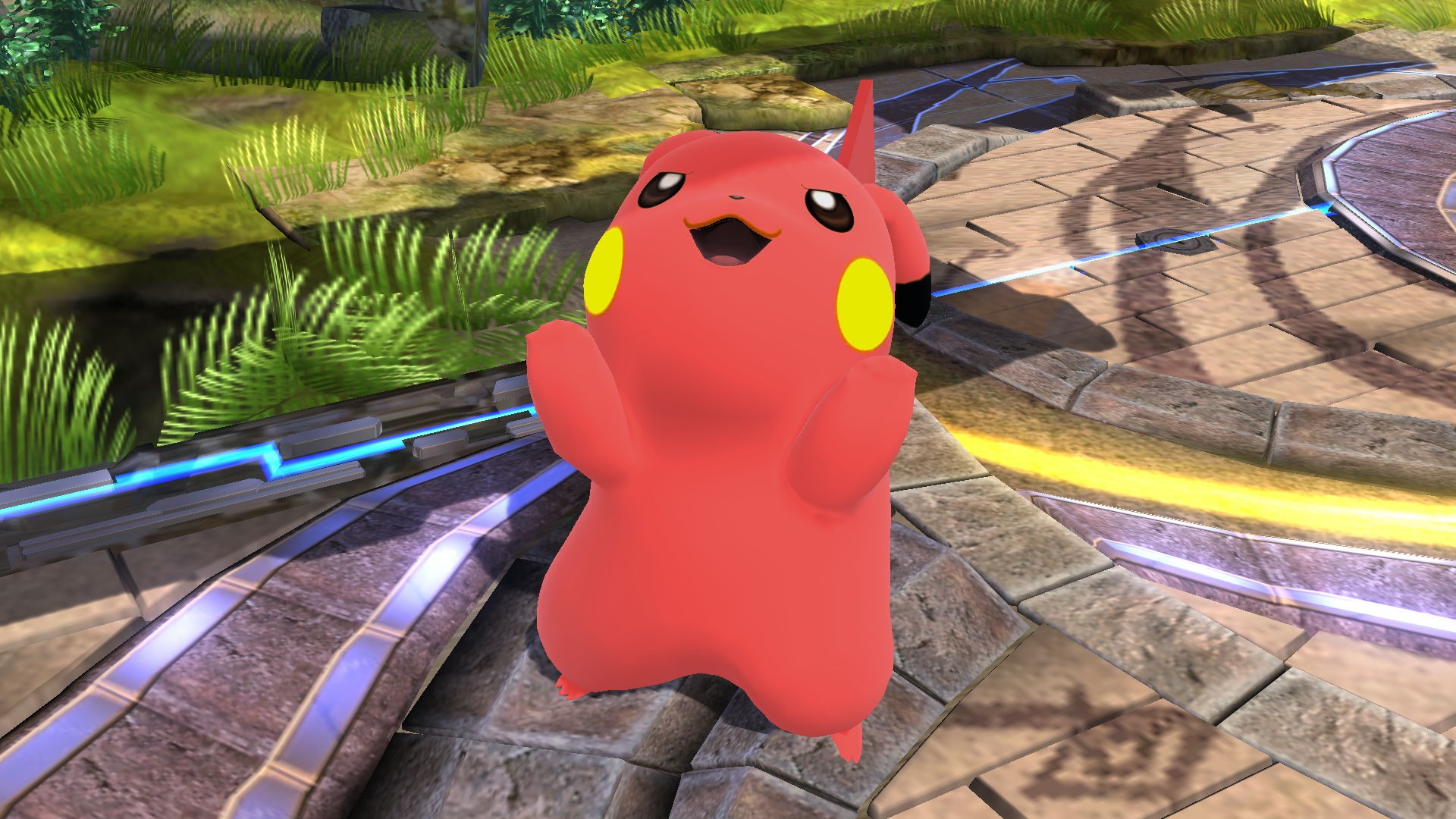 Red Pikachu [Super Smash Bros. (Wii U)] [Mods]