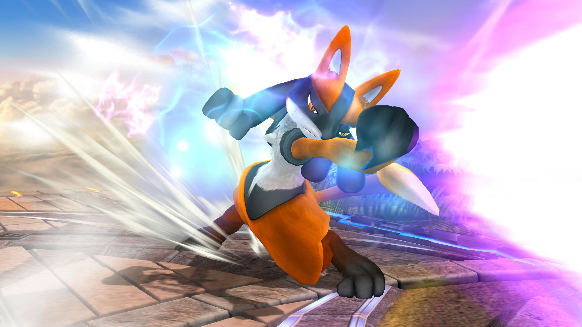 Fox-Colored Lucario (Comes With CSPs) [Super Smash Bros. (Wii U)] [Mods]
