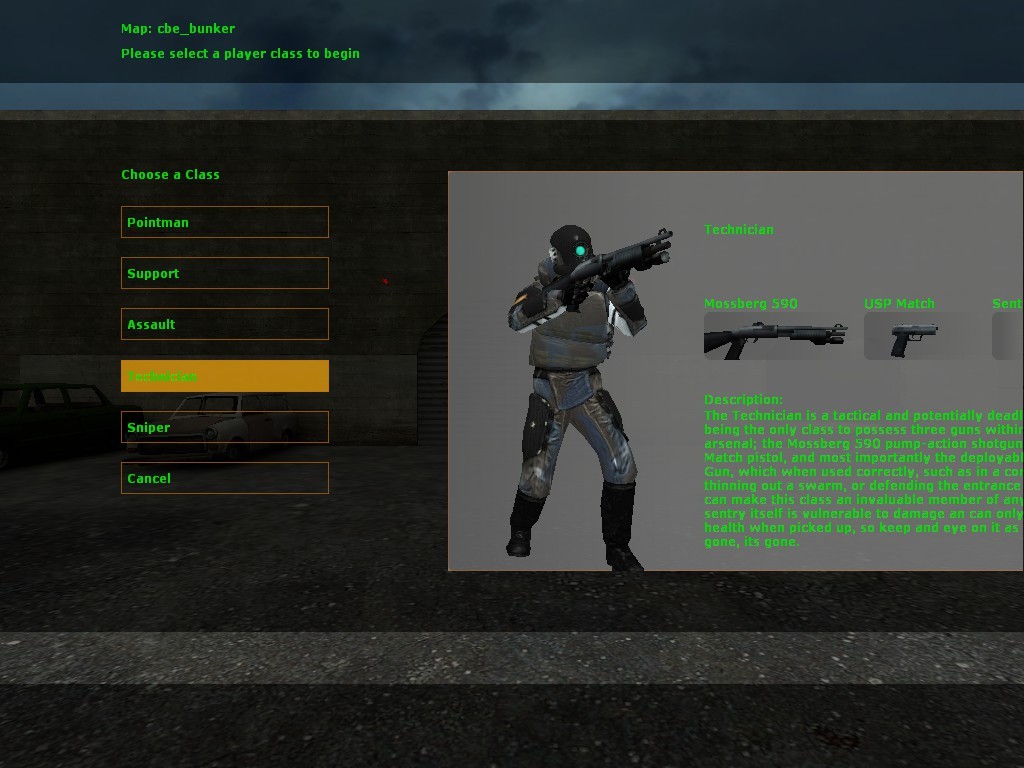 Player Models Pack 1 Mod for Codename CURE | CNC Mods