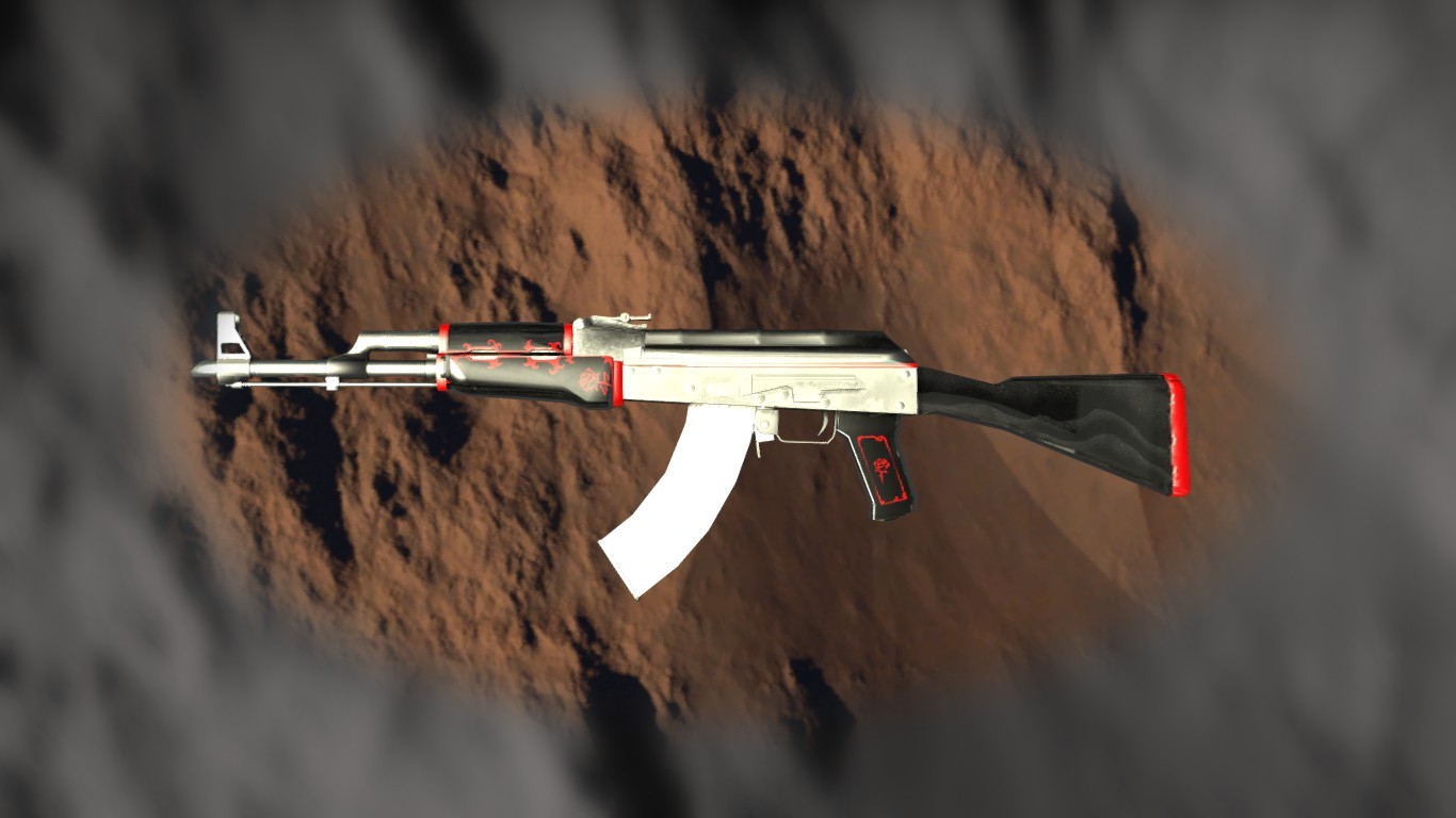 AK-47 | Red Rose Mod for Counter-Strike: Global Offensive | CS:GO Mods