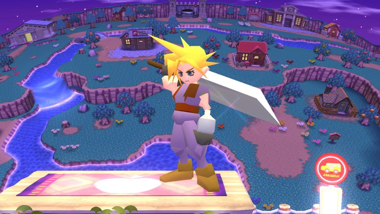 FF7 Overworld Cloud Pack Mod for Super Smash Bros. (Wii U) | SSB4U Mods