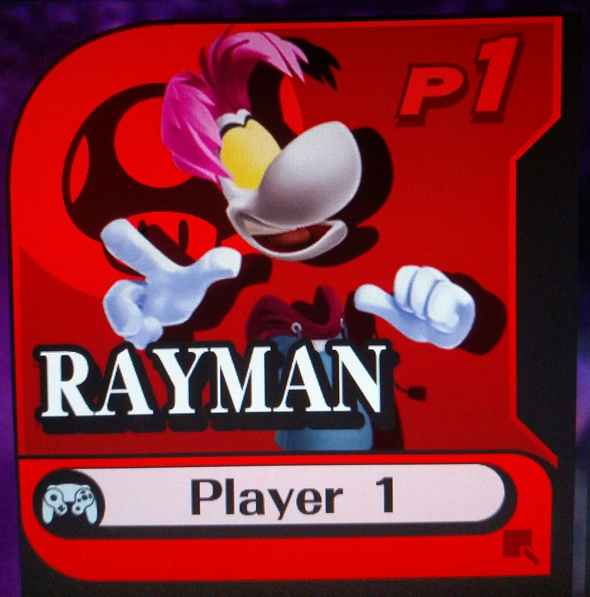 Dark Rayman (Artwork) [Super Smash Bros. (Wii U)] [Mods]