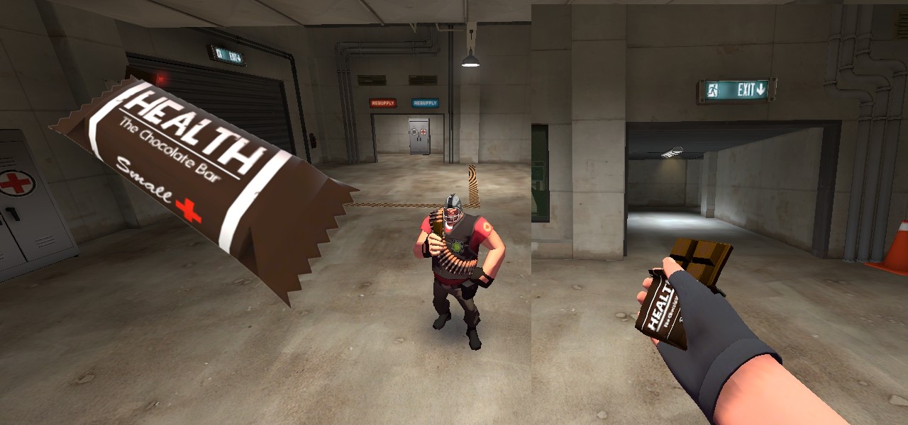 HEALTH, The Chocolate Bar BIG edition [Team Fortress 2] [Mods]
