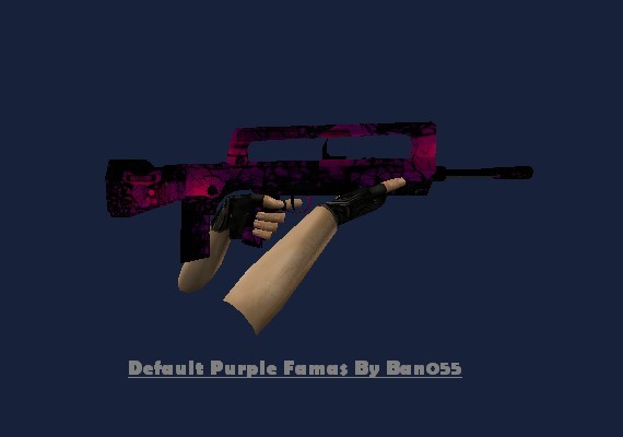 Default Purple Famas Mod for Counter-Strike 1.6 | CS1.6 Mods