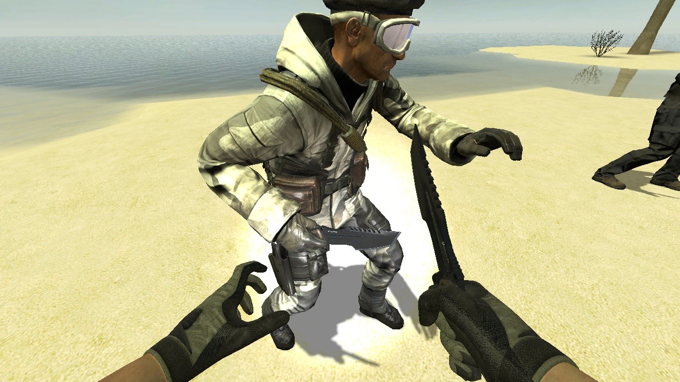 COD Ghost Knife WORLD MODEL Mod for Counter-Strike: Source | CS:S Mods