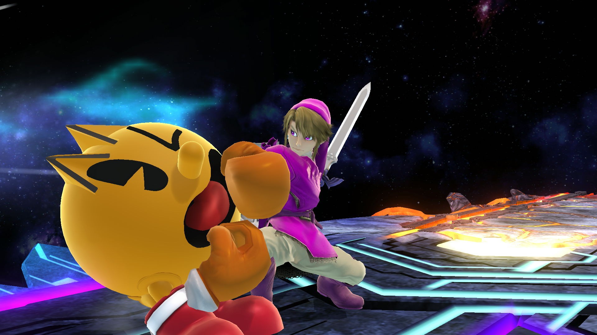 Improved Purple Link Mod for Super Smash Bros. (Wii U) | SSB4U Mods