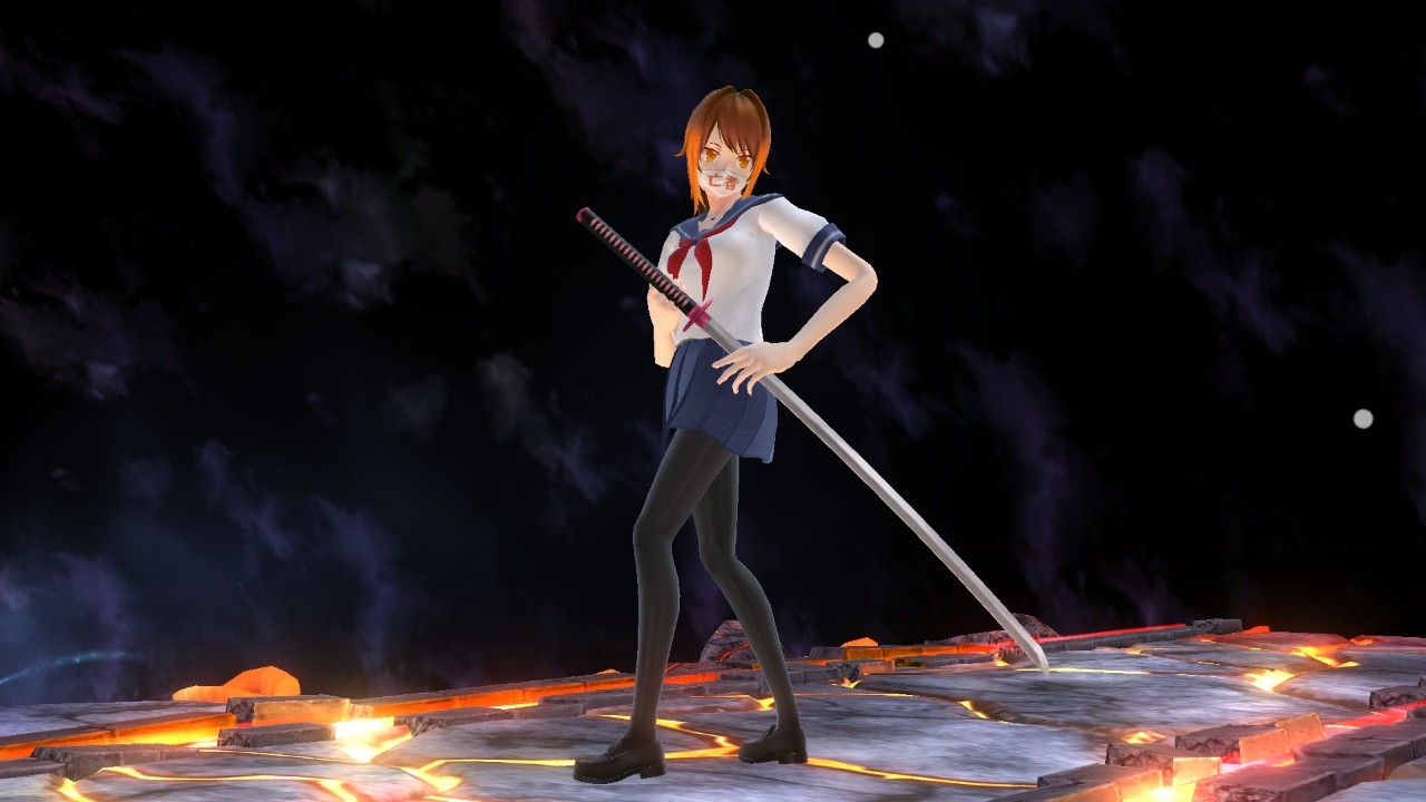 Delinquent Yandere-Chan (Full UI) Mod for Super Smash Bros. (Wii U ...