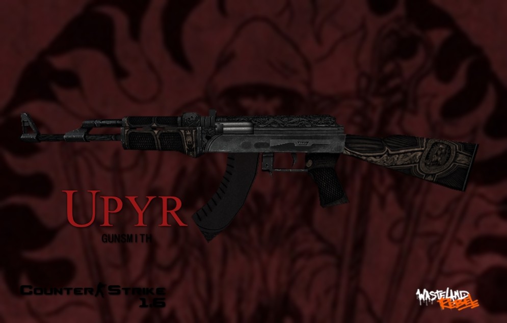 Default AK-47 Upyr [Counter-Strike 1.6] [Mods]