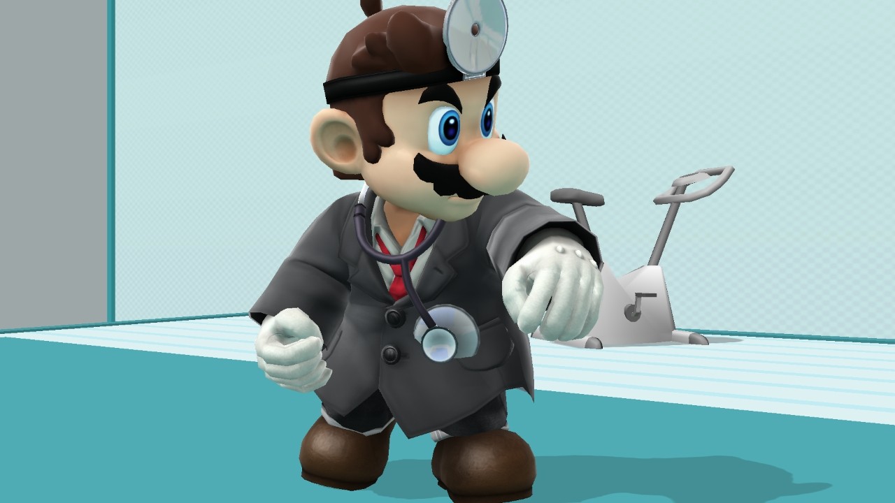 PM Black Dr. Mario [Super Smash Bros. (Wii U)] [Mods]