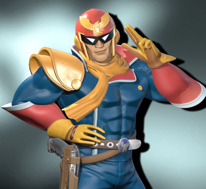 New Captain Falcon UI Mod for Super Smash Bros. (Wii U) | SSB4U Mods