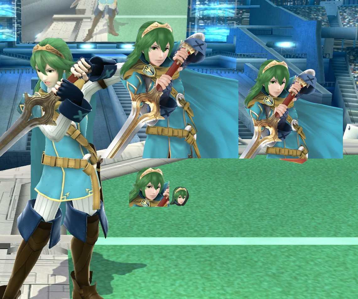 Lyn-Inspired Lucina CSPs Mod for Super Smash Bros. (Wii U) | SSB4U Mods