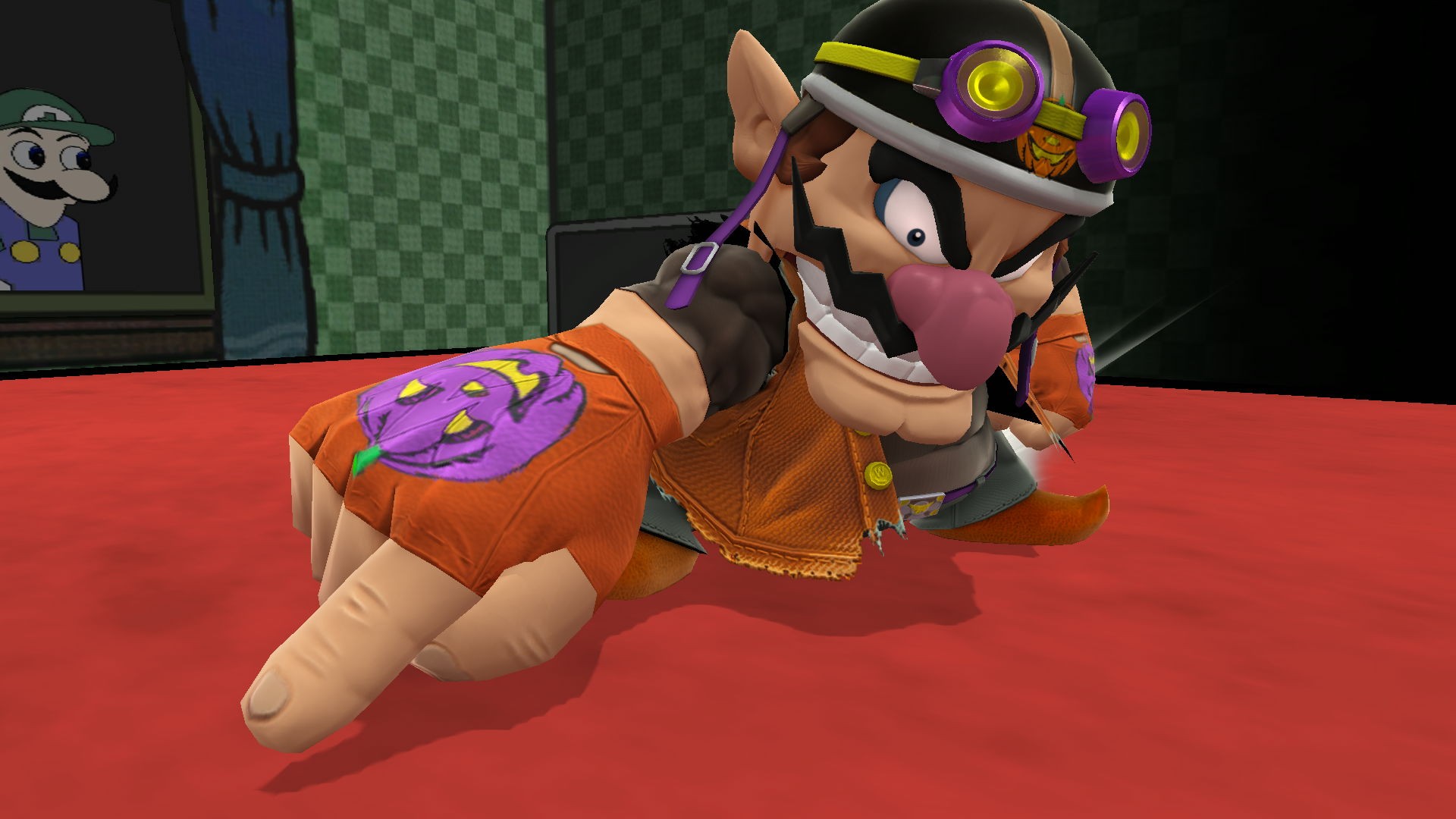 Halloween Biker Wario [Super Smash Bros. (Wii U)] [Mods]