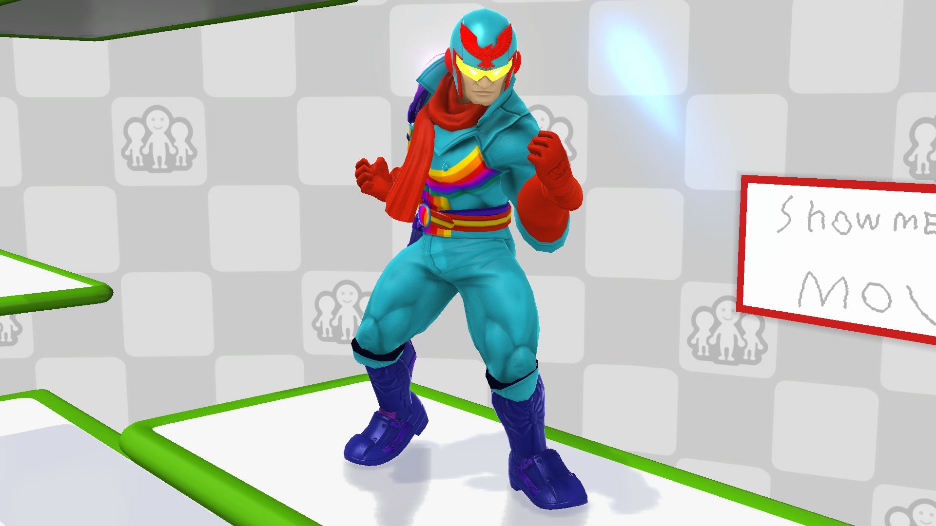 Captain Rainbow Falcon Mod for Super Smash Bros. (Wii U) | SSB4U Mods