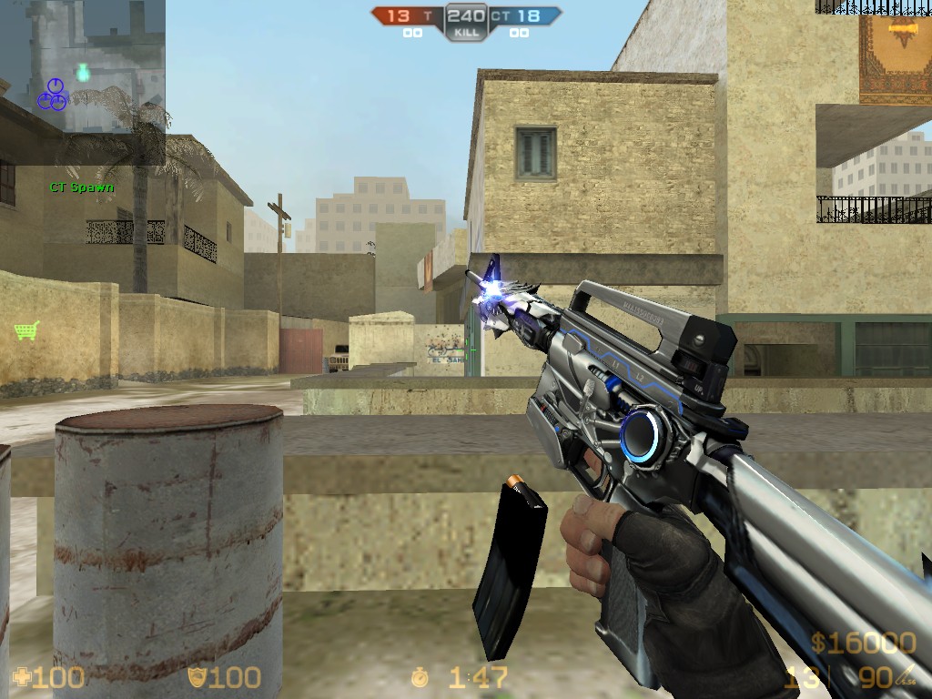 CF M4A1-S Transformer VIP On CS:GO Mod for Counter-Strike 1.6 | CS1.6 Mods