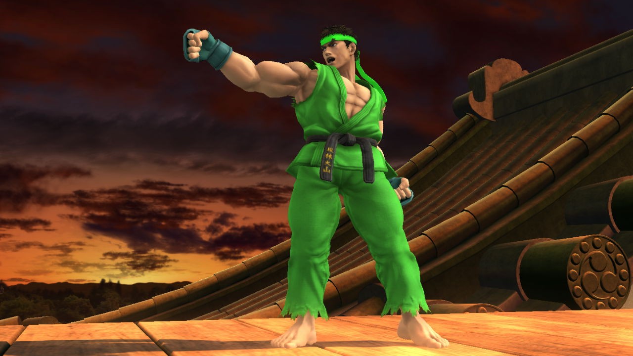 Greener Green Ryu [Super Smash Bros. (Wii U)] [Mods]