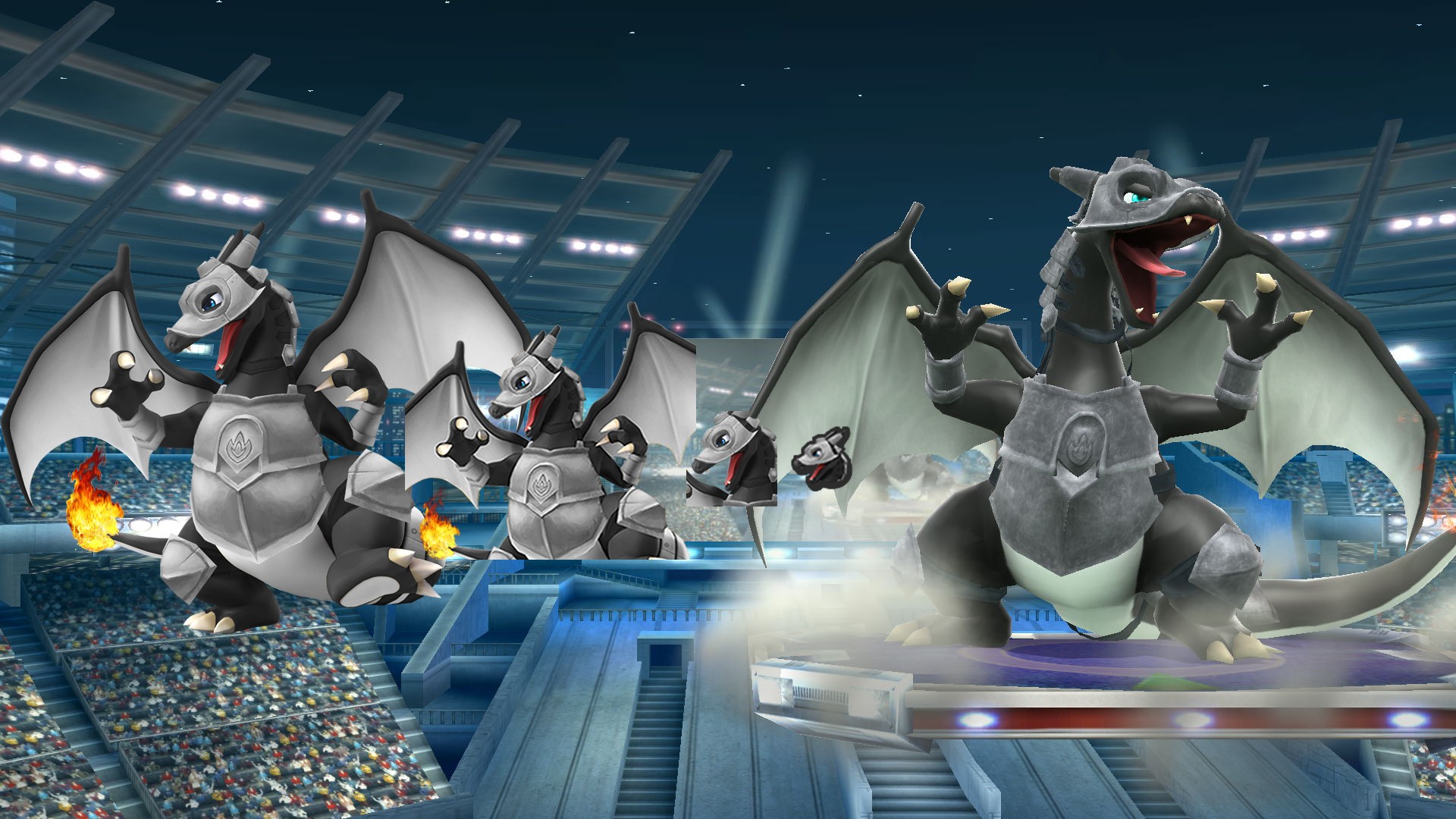 Even Better Armored Charizard CSPs! v2 [Super Smash Bros. (Wii U)] [Mods]